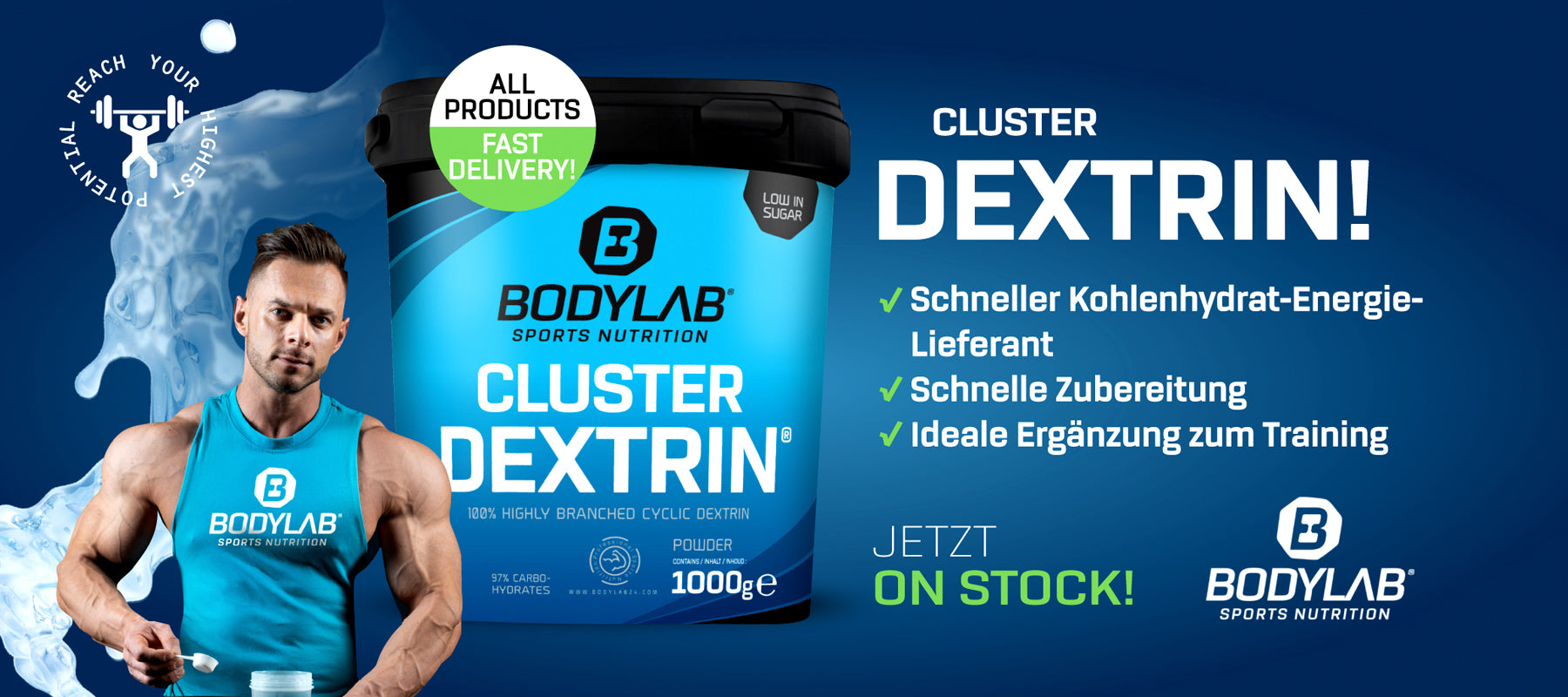 Cluster Dextrin - Hochwertiger & schneller Energielieferant
